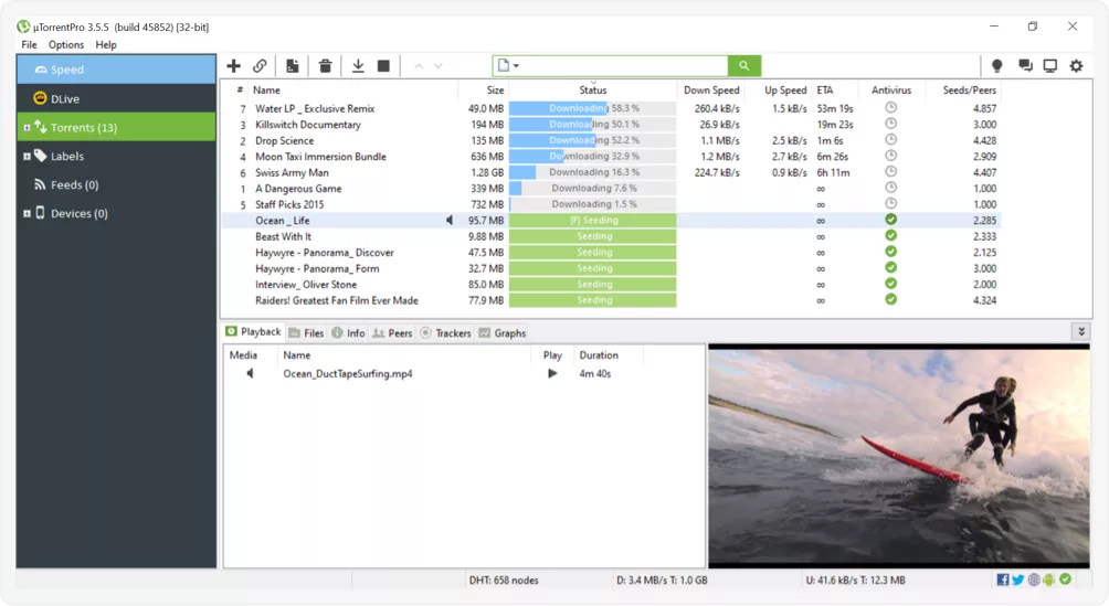 μTorrent Pro v3.6.0 Build 47228-App热