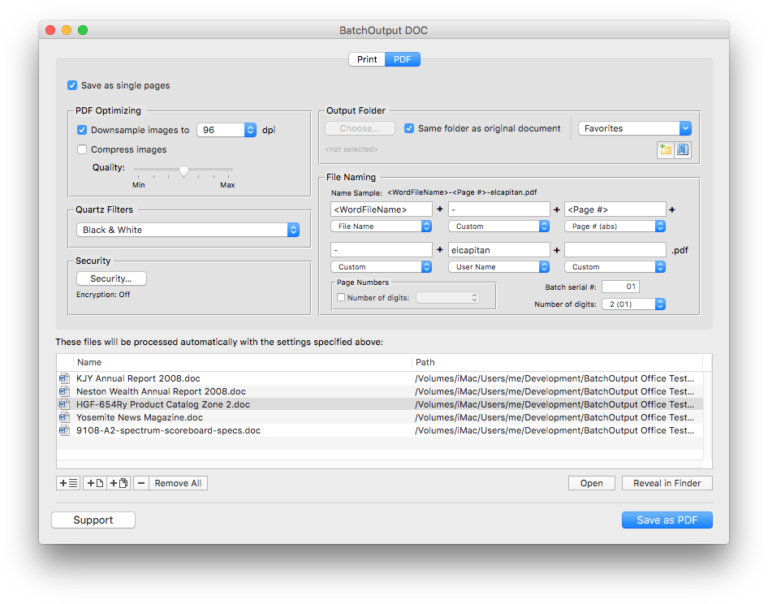 批量输出 BatchOutput Office – PDF v3.0 b2 / XLS v2.5.17 / PPT v2.2.24 / DOC v2.5.21 (34) macOS-App热