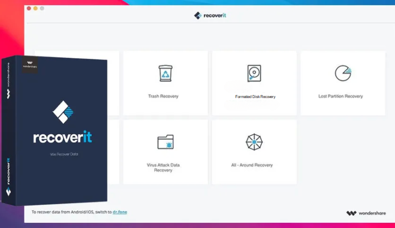 全面数据恢复套件 Wondershare Recoverit v13.5.6.10 macOS-App热