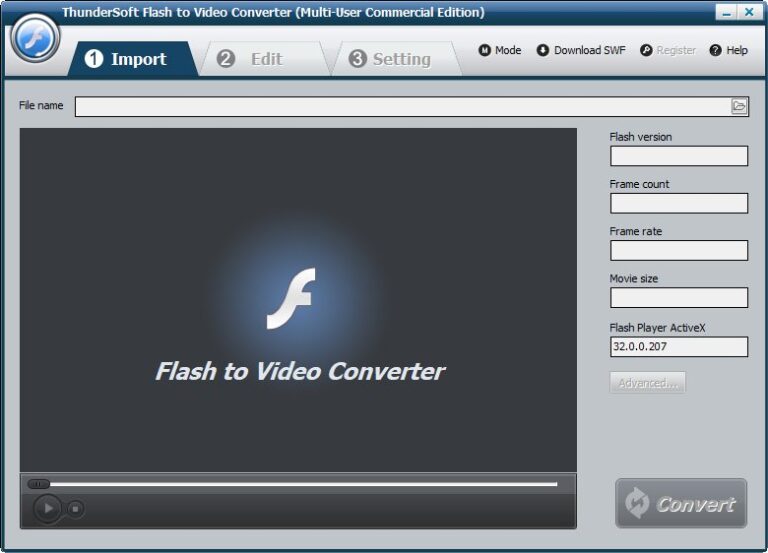 Flash转换工具箱 ThunderSoft Flash to Video Converter v5.5.0 / Flash to HTML5 Converter v5.5.0 / Flash ...