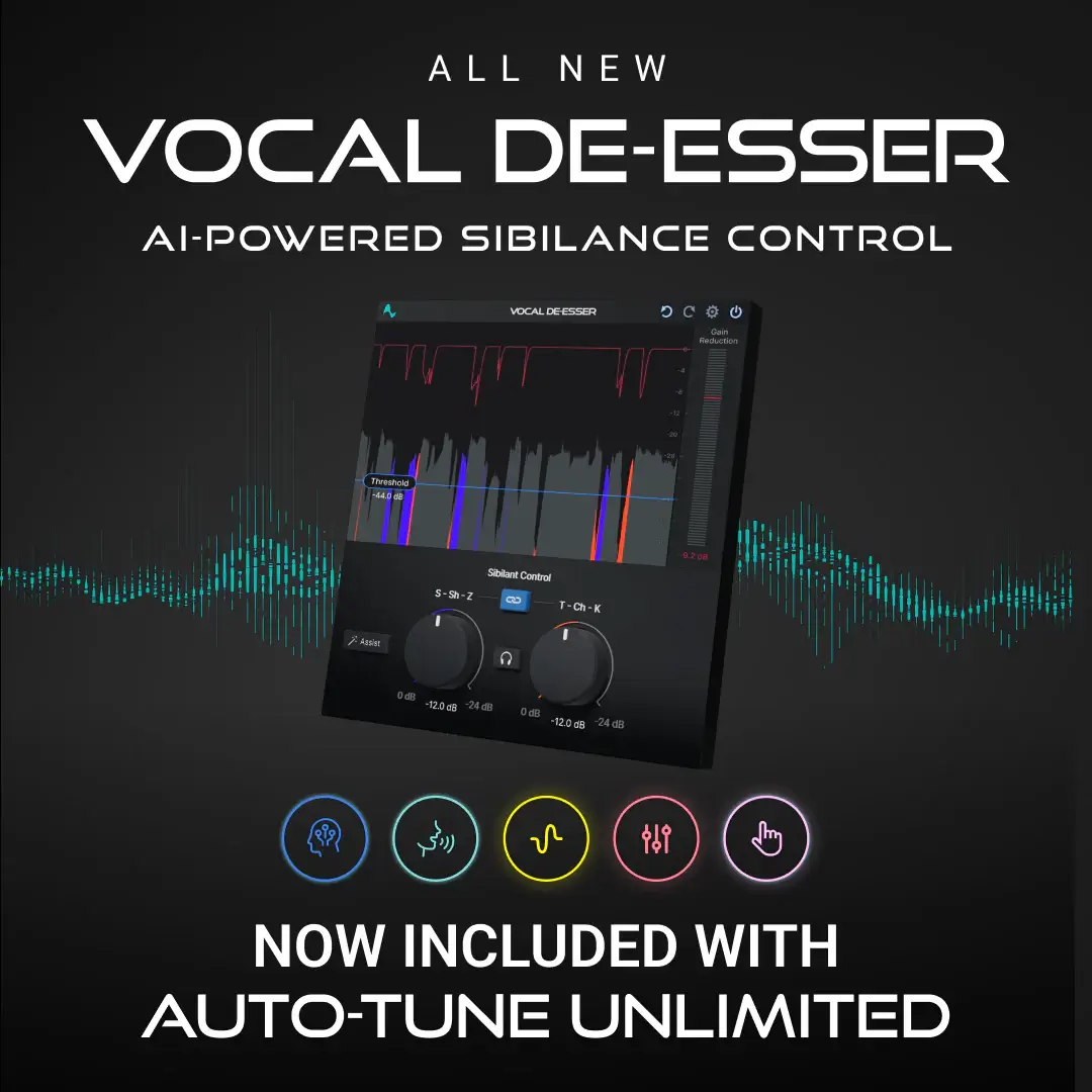 基于AI的人声消除 Antares Vocal De–Esser v1.0-App热